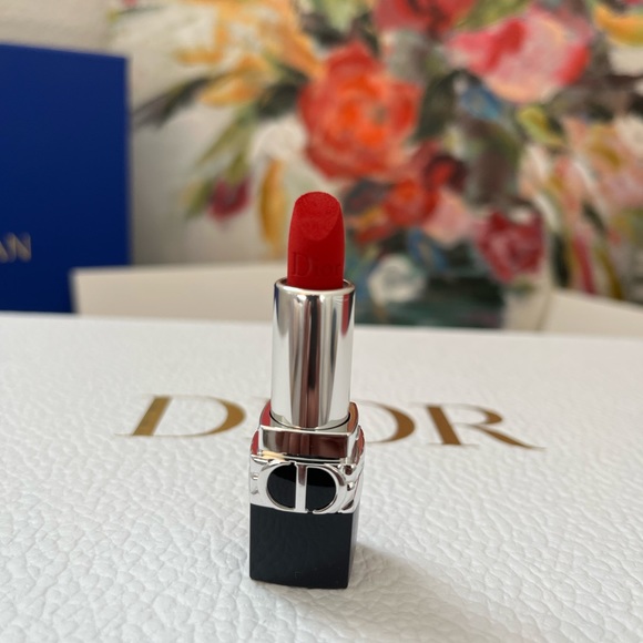 Dior | Makeup | Dior Lipstick Small Size Red | Poshmark